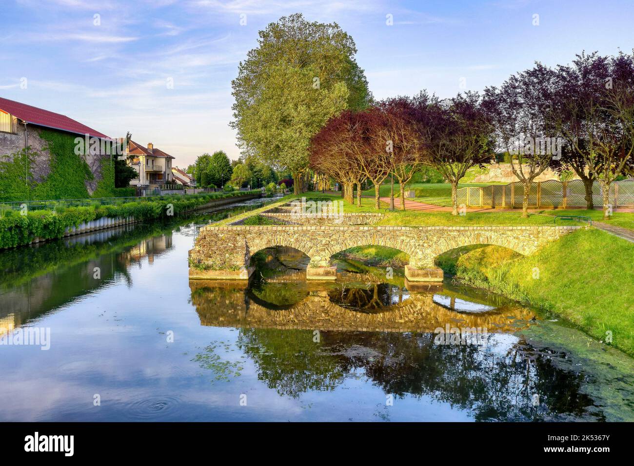 France, Meurthe et Moselle, Lunéville, Château de Lunéville, its flower ...