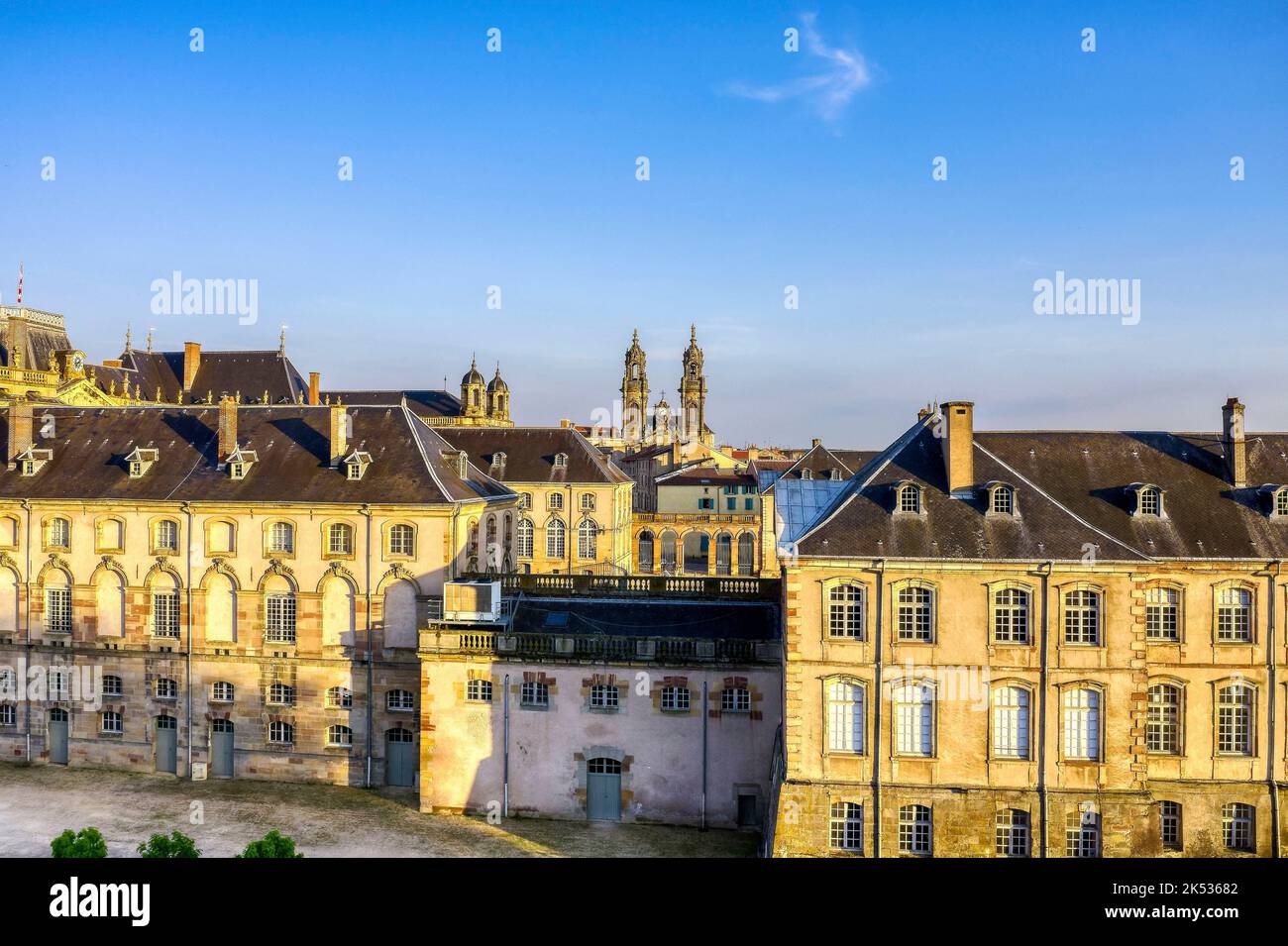 France, Meurthe et Moselle, Luneville, Saint-Jacques church from the ...