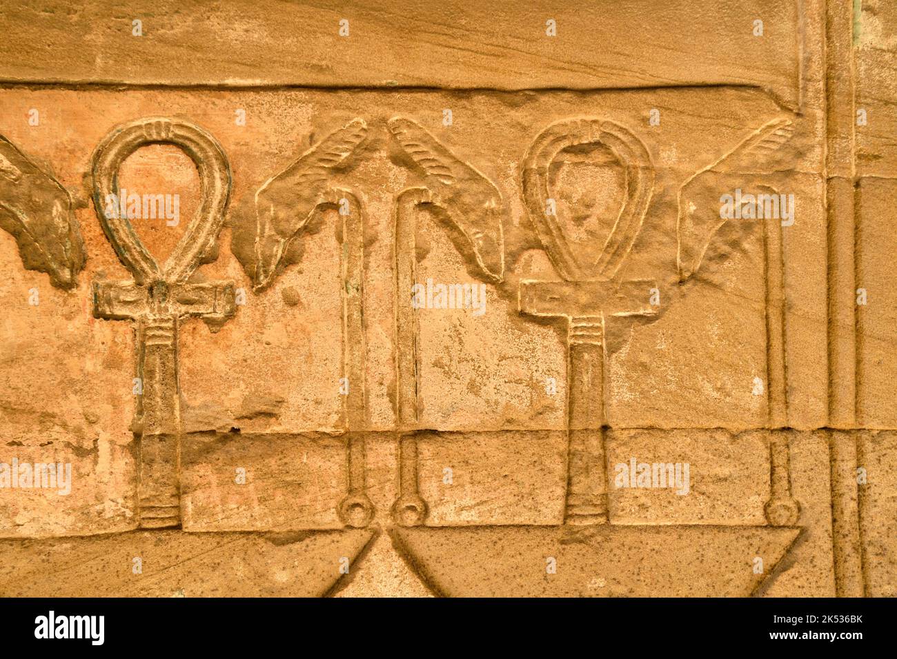 Egypt, Upper Egypt, Nile Valley, Dendara temple dedied to Goddess ...