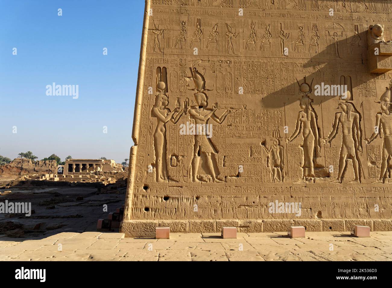 Egypt, Upper Egypt, Nile Valley, Dendara, Hathor temple, Cleopatra, the ...