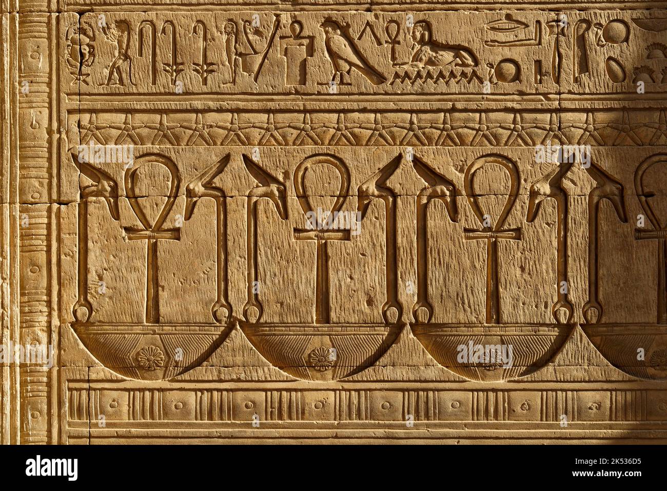 Egypt, Upper Egypt, Nile Valley, Dendara temple dedied to Goddess ...