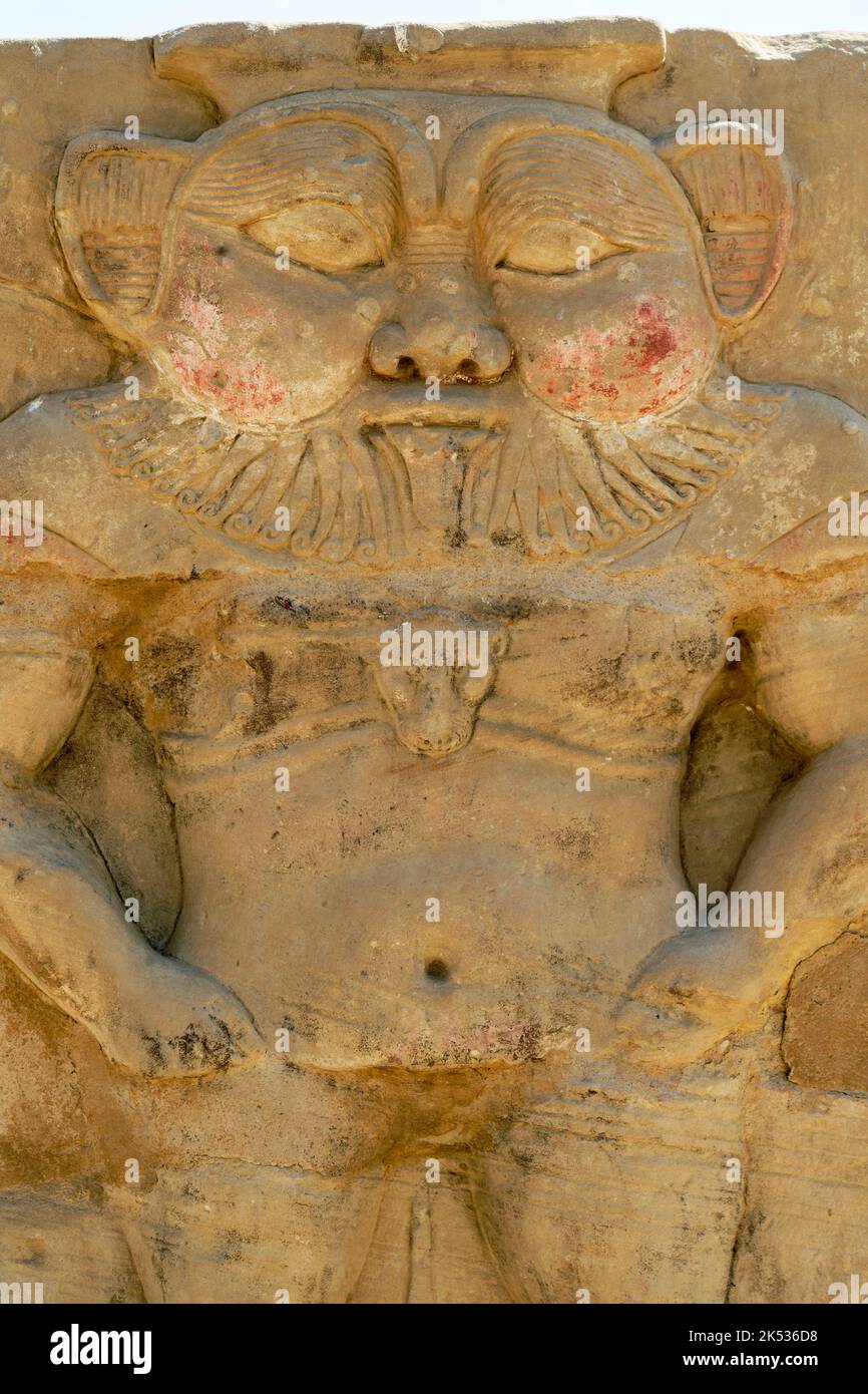 Egypt, Upper Egypt, Nile Valley, Dendara temple dedied to Goddess ...