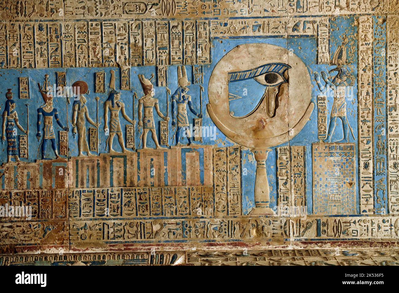 Egypt, Upper Egypt, Nile Valley, Dendara temple dedied to Goddess ...