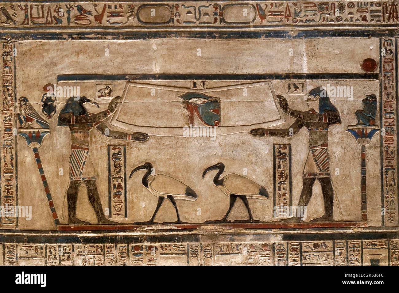 Egypt, Upper Egypt, Nile Valley, Dendara temple dedied to Goddess ...