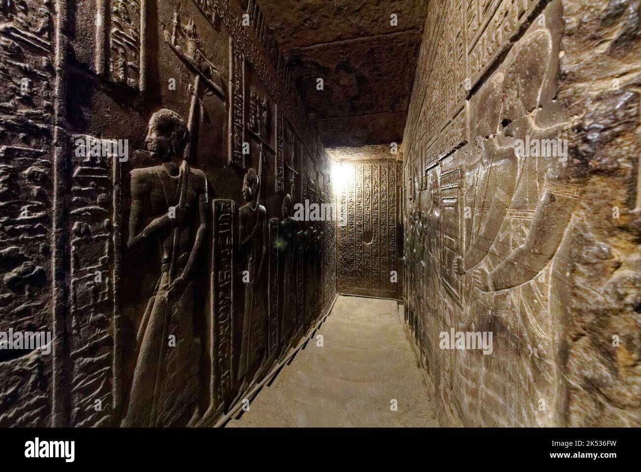 Egypt, Upper Egypt, Nile Valley, Dendara temple dedied to Goddess ...