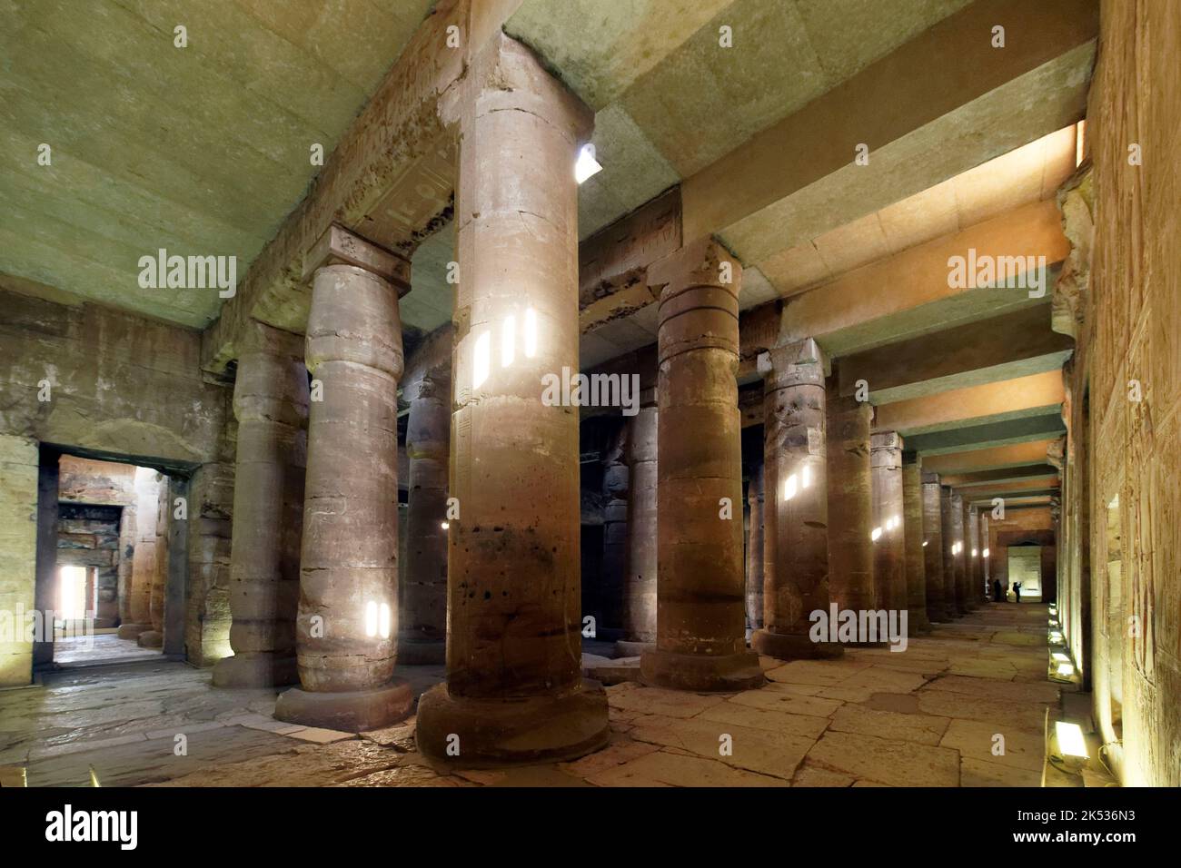 Egypt, Middle Egypt, Nile Valley, Abydos, temple of Seti 1, the first ...
