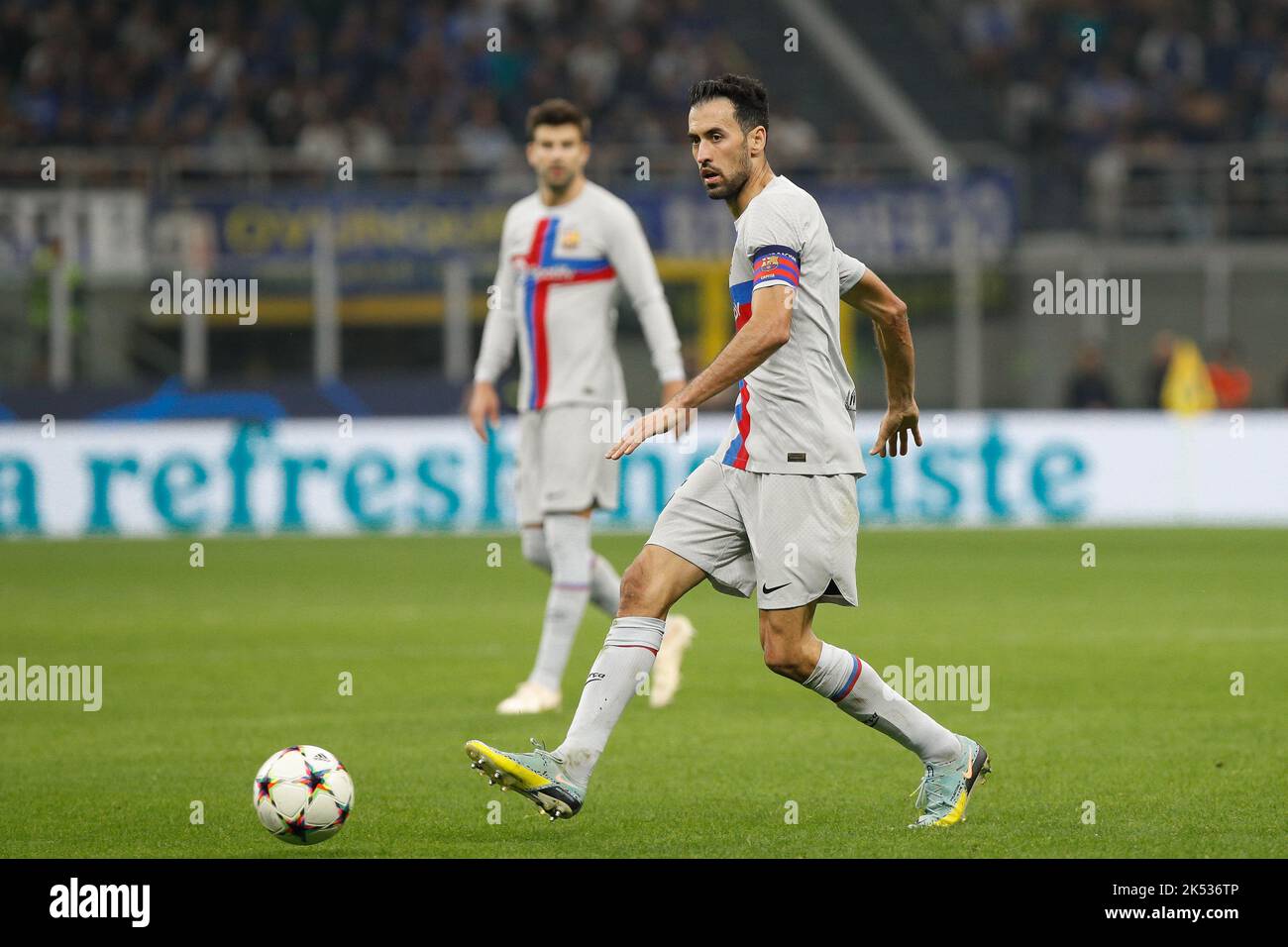 Milan, Italy. 4th Oct, 2022. Italy, Milan, oct 4 2022: Sergio Busquets ...