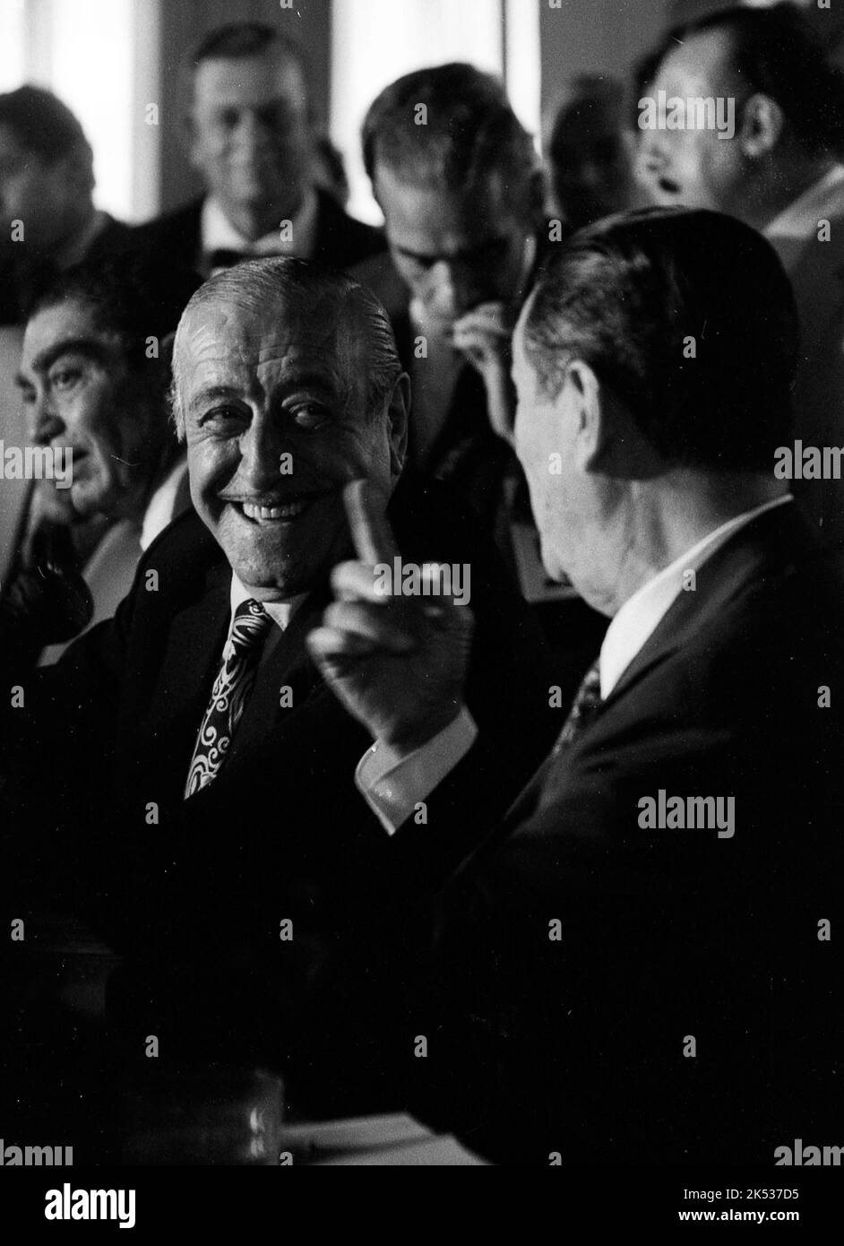 Juan Domingo Peron, Argentine politicial, returns to Argentina after 18 ...