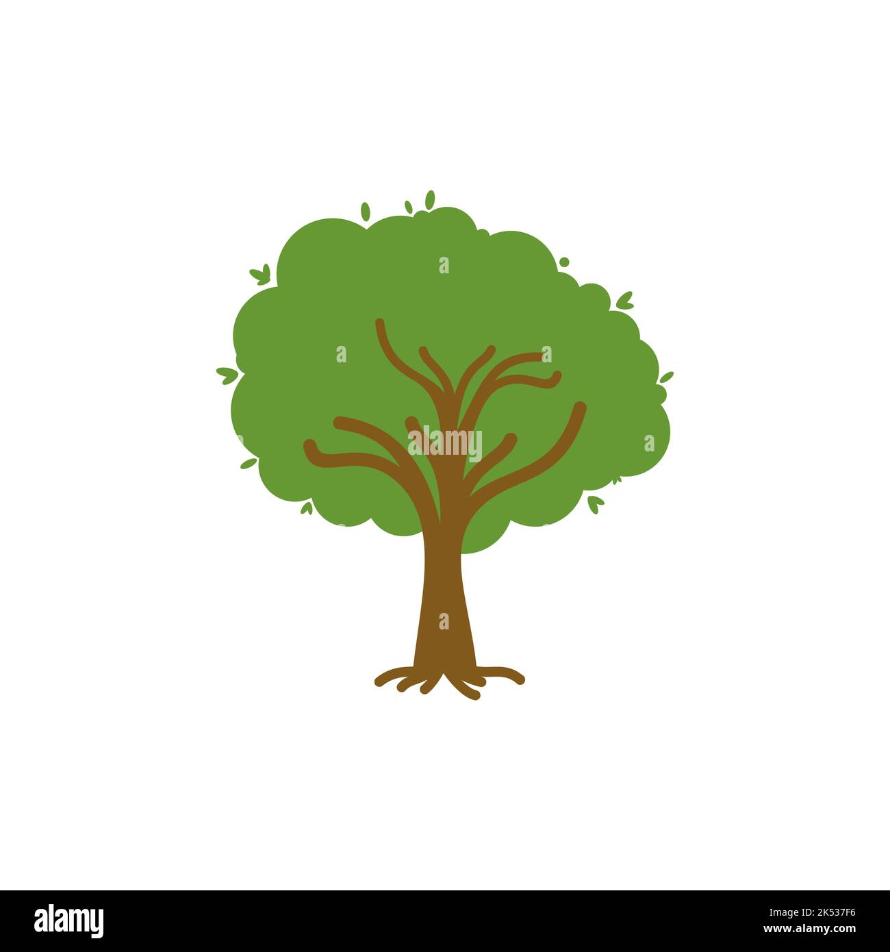 Tree cartoon style isolated. Vector illustration Stock Vector Image ...