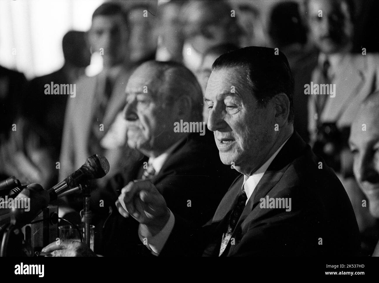 Juan Domingo Peron, Argentine politicial, returns to Argentina after 18 ...