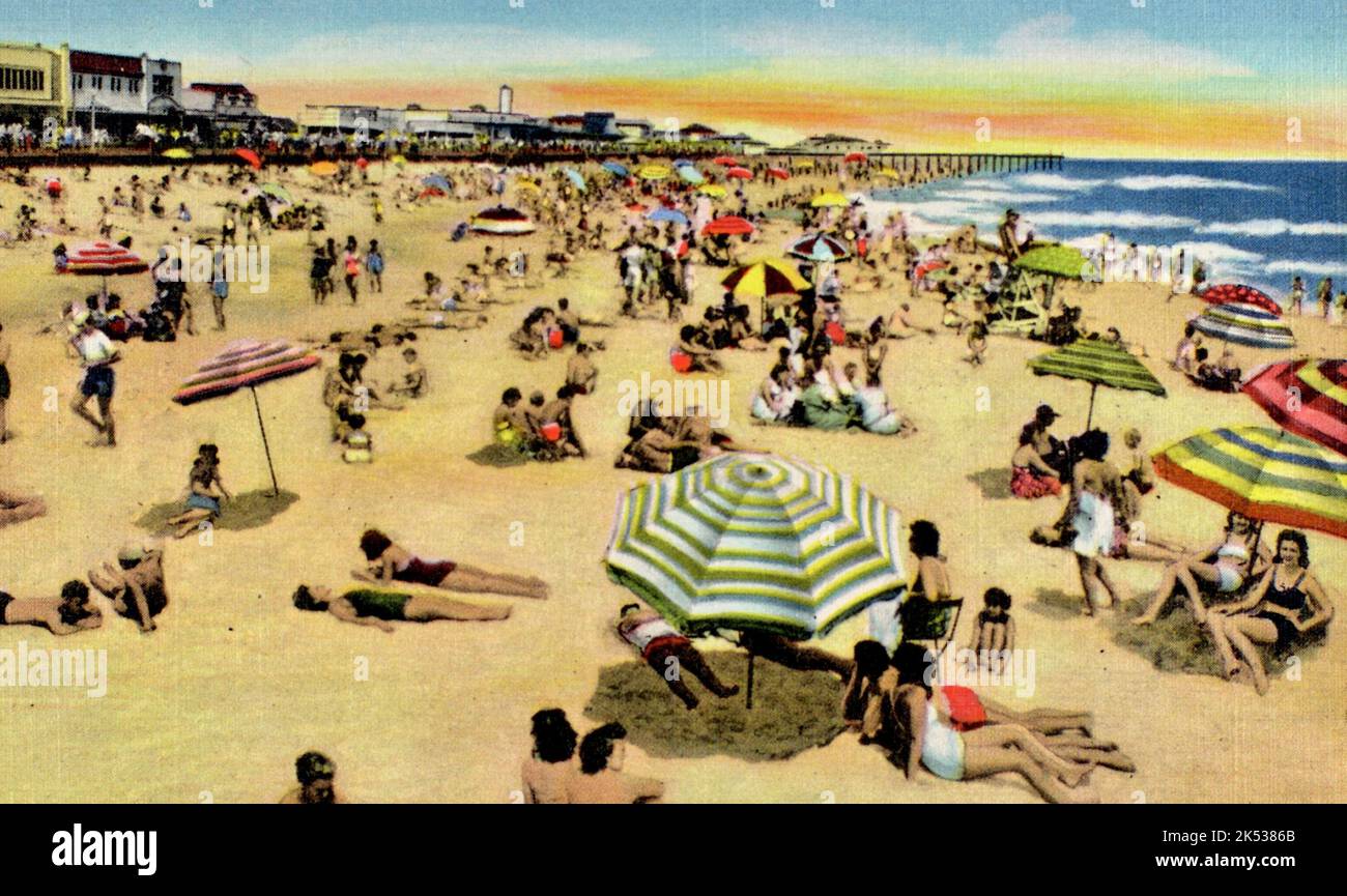Retro Beach Postcards