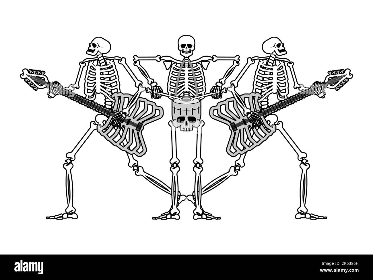 Death punk band Cut Out Stock Images & Pictures - Alamy