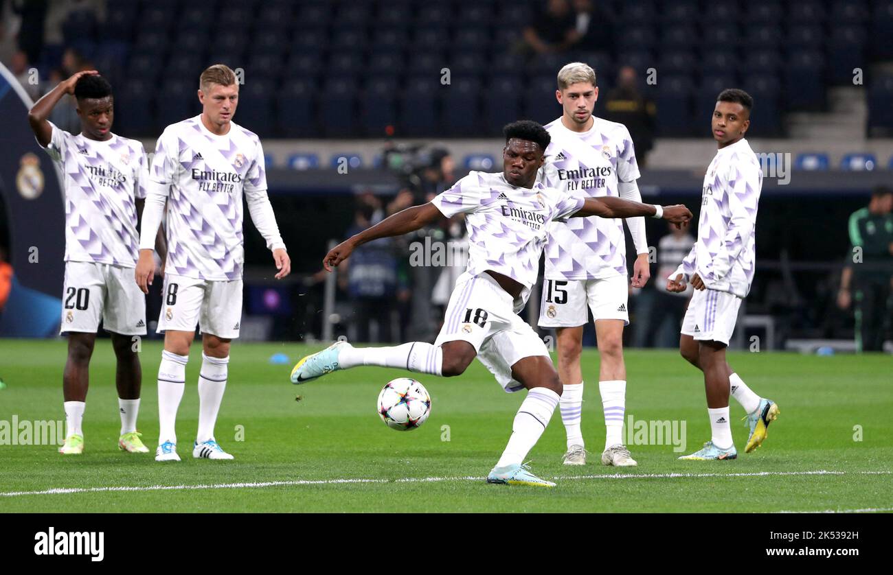 Aurelien tchouameni valverde hi-res stock photography and images - Alamy