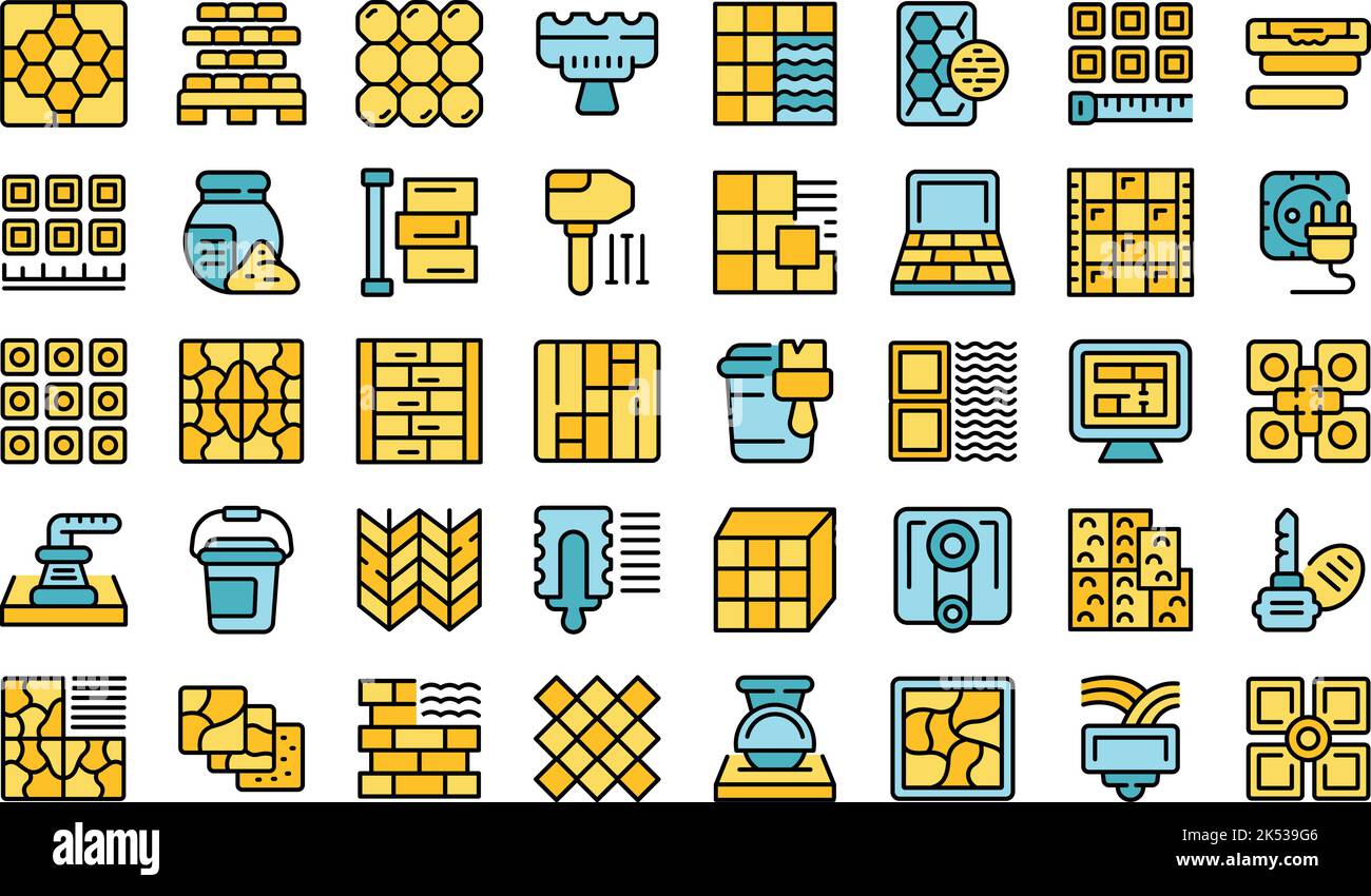 Installingtiles Stock Vector Images - Alamy