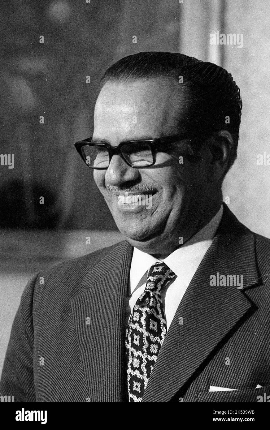Osvaldo Dorticos, Cuban President, in Buenos Aires during Hector J ...