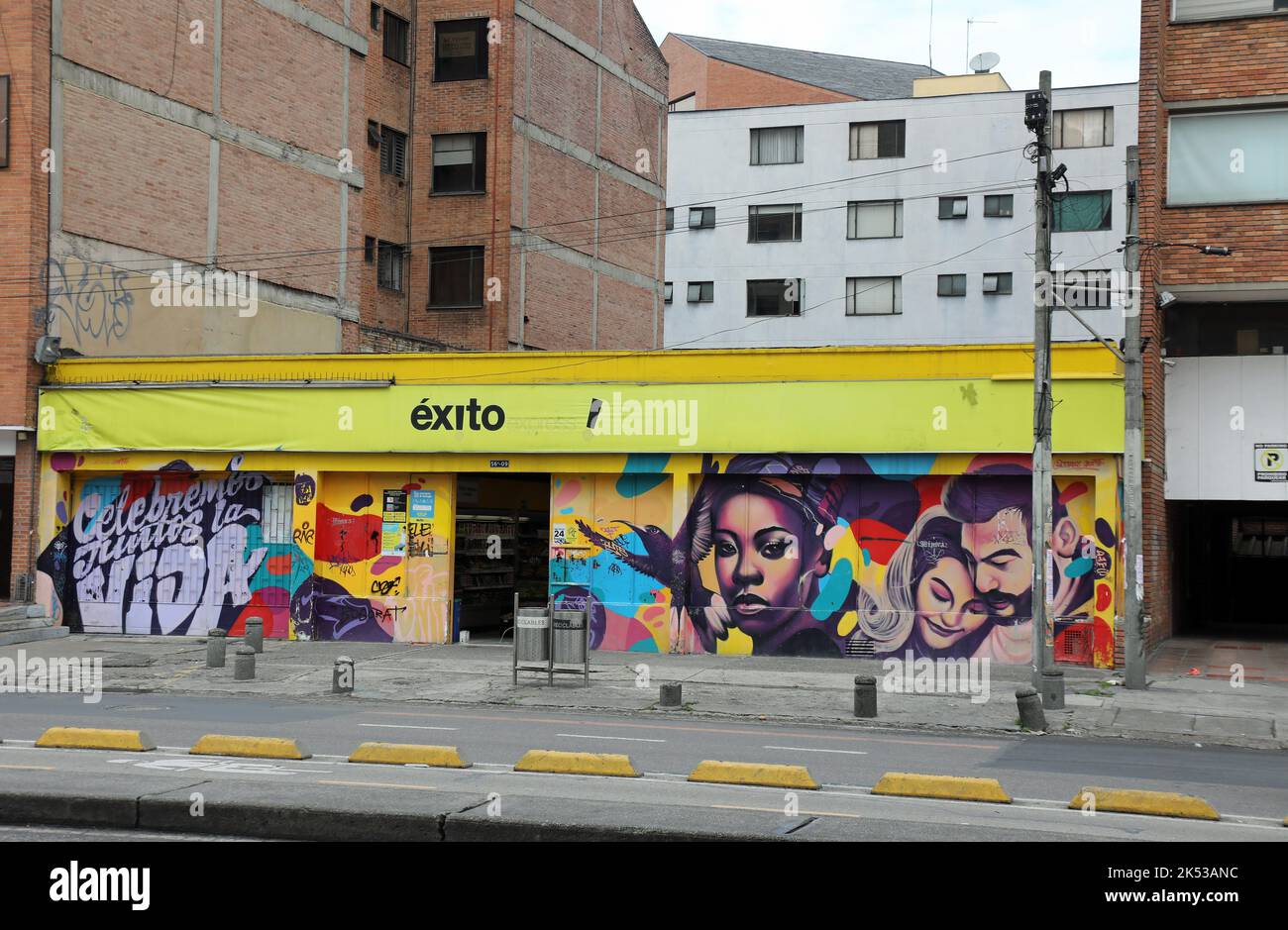 Exito store in Bogota Stock Photo - Alamy