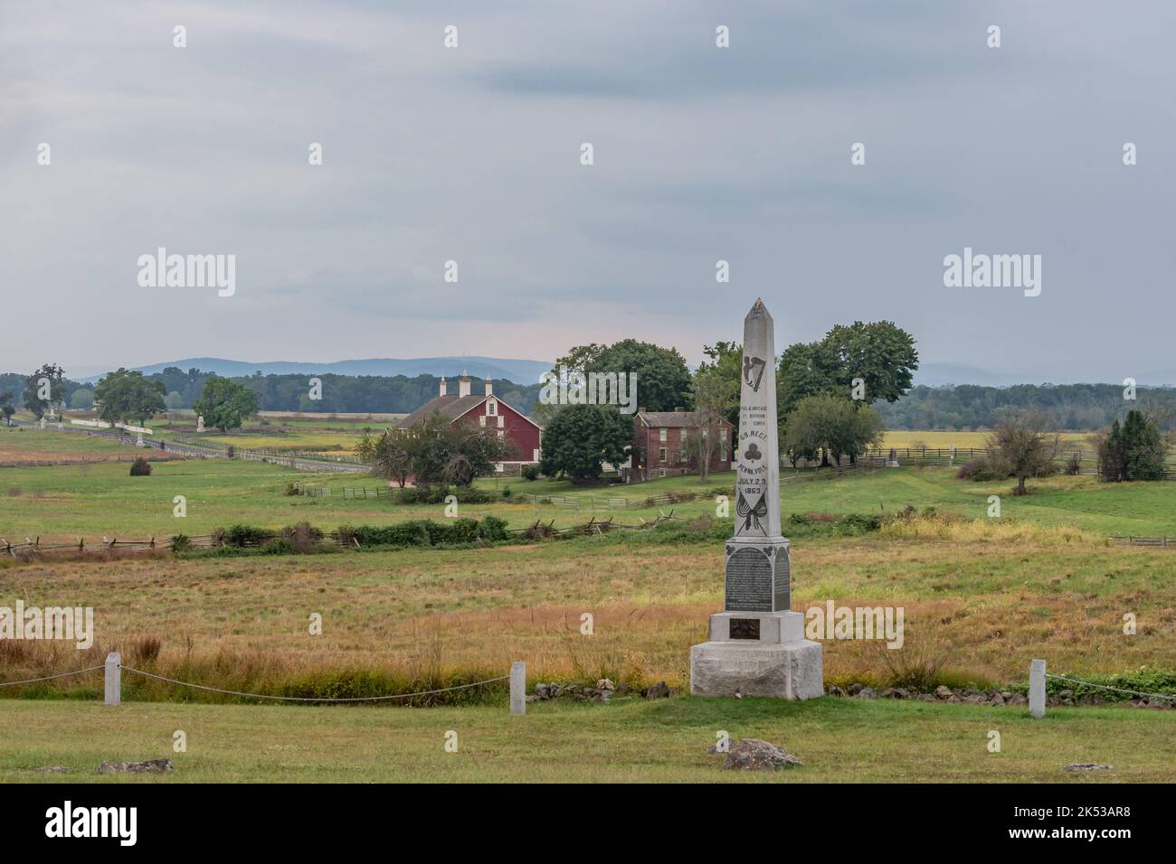Monument to the 69th PA Volunteers Regiment, Gettysburg National ...