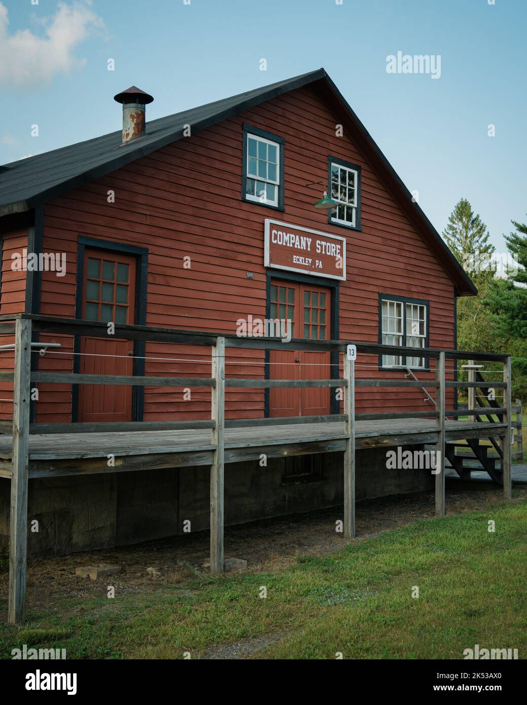 Company store at Eckley Miners Village, Weatherly, Pennsylvania Stock ...