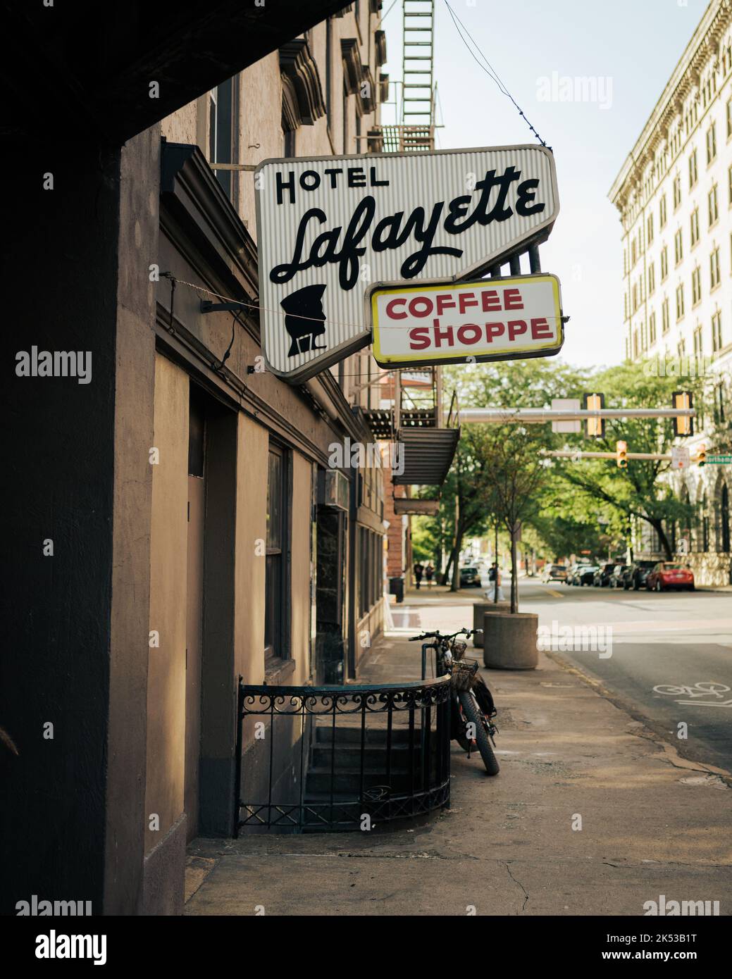 Hotel Lafayette vintage sign, Easton, Pennsylvania Stock Photo - Alamy