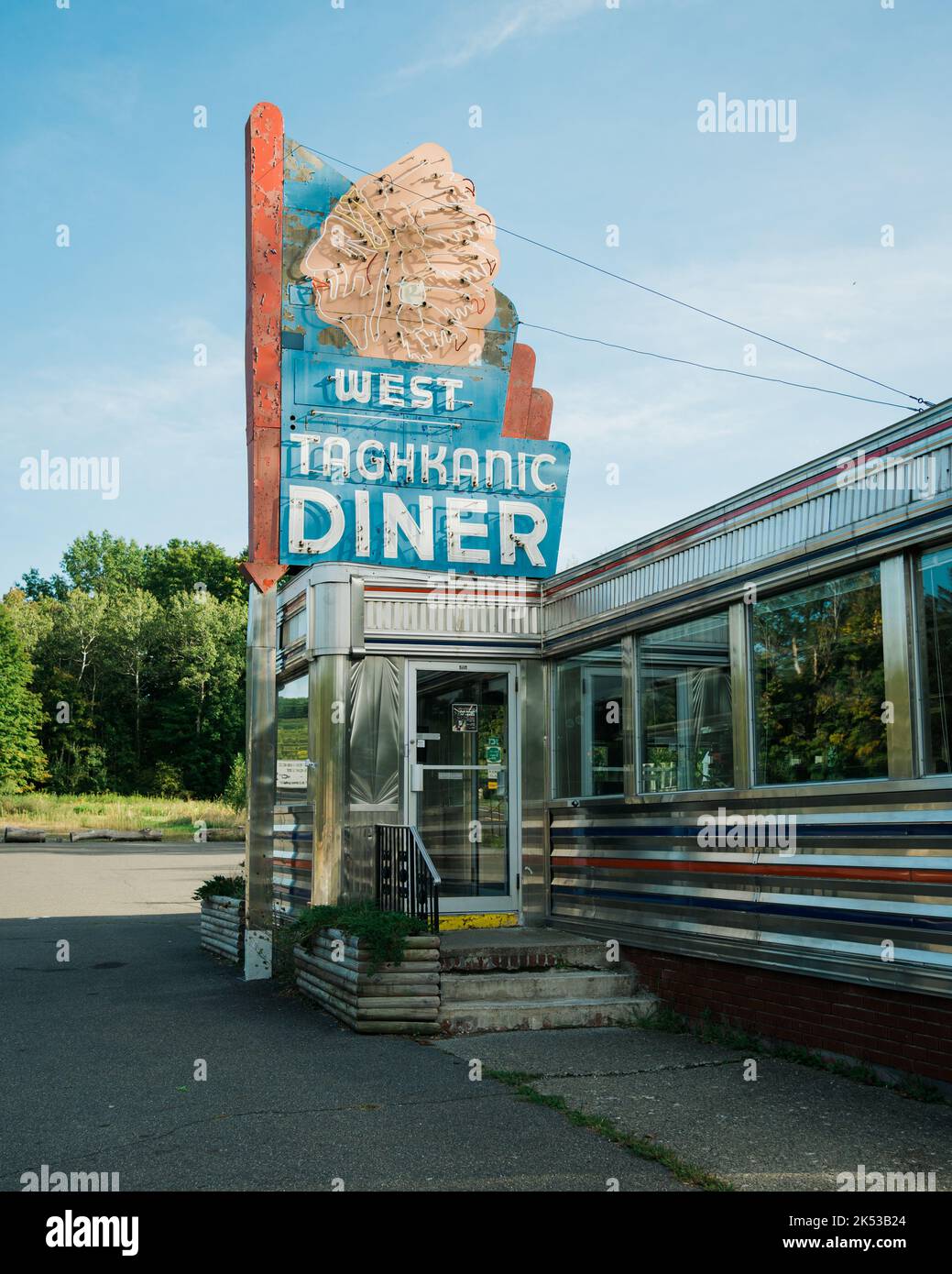West Taghkanic Diner vintage sign, Ancram, New York Stock Photo - Alamy