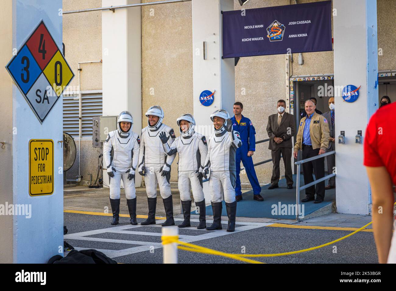 Florida, US, October 5, 2022. Russian cosmonaut Anna Kikina, NASA ...