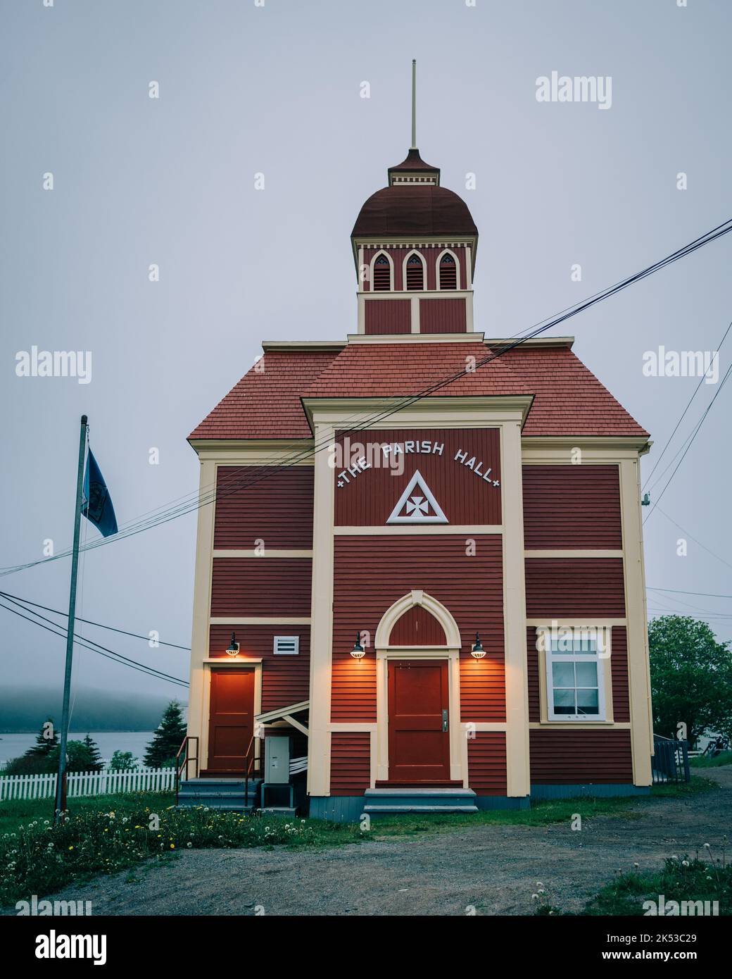 Parish Hall, Trinity, Newfoundland and Labrador, Canada Stock Photo - Alamy