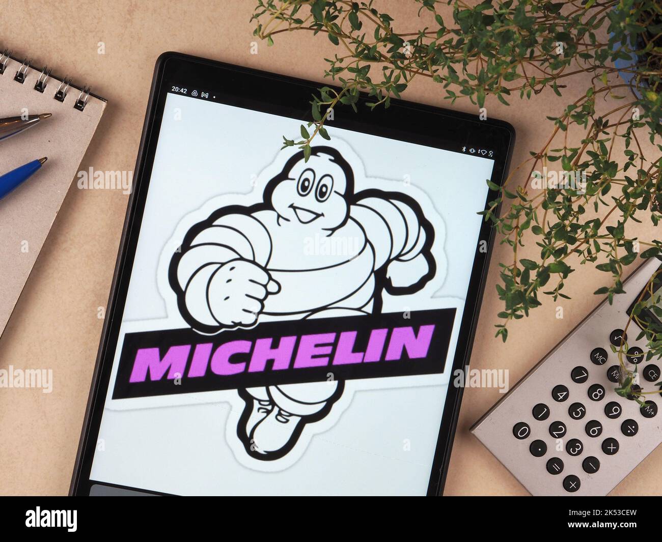 In this photo illustration, Compagnie Generale des Etablissements ...