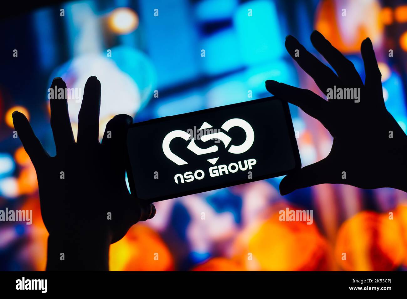 Brazil. 5th Oct, 2022. In this photo illustration, the NSO Group ...