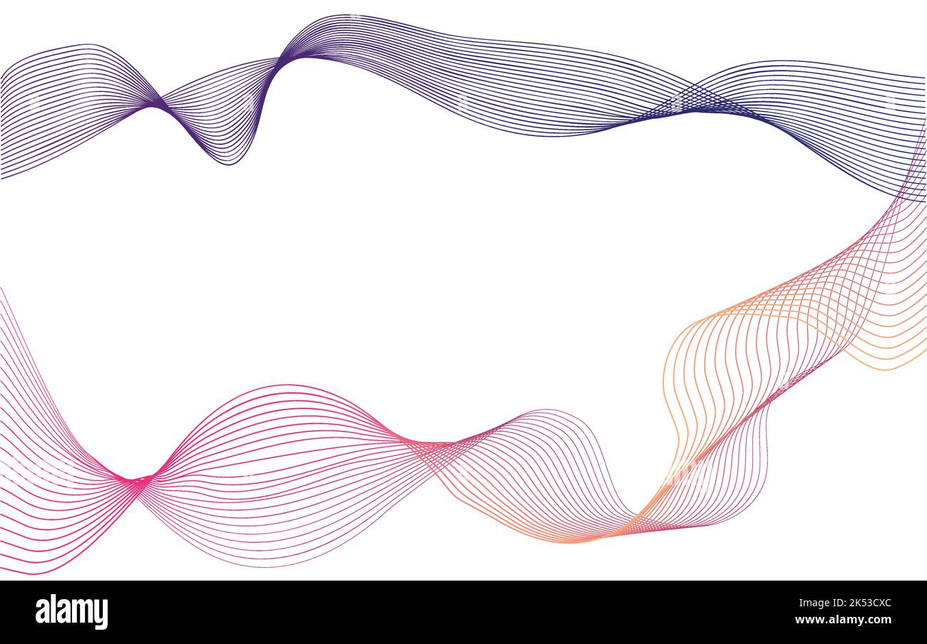 Abstract. Digital frequency track equalizer. Stylized line art ...