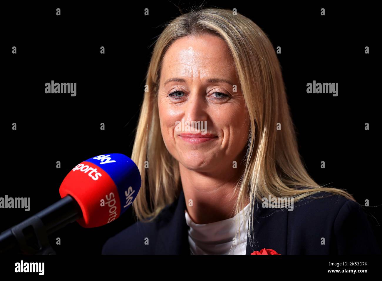 England Vitality Roses head coach Jess Thirlby speaks to Sky Sports at ...