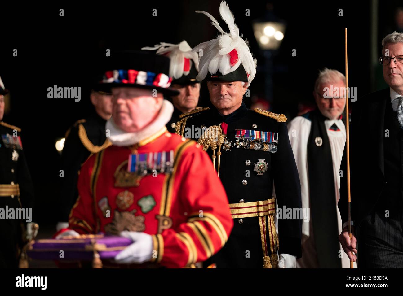 General Sir Gordon Messenger is presented with the King's Keys, the ...