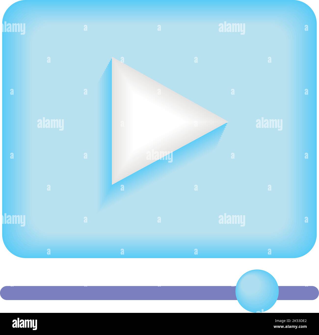 media player ui template icon Stock Vector Image & Art - Alamy