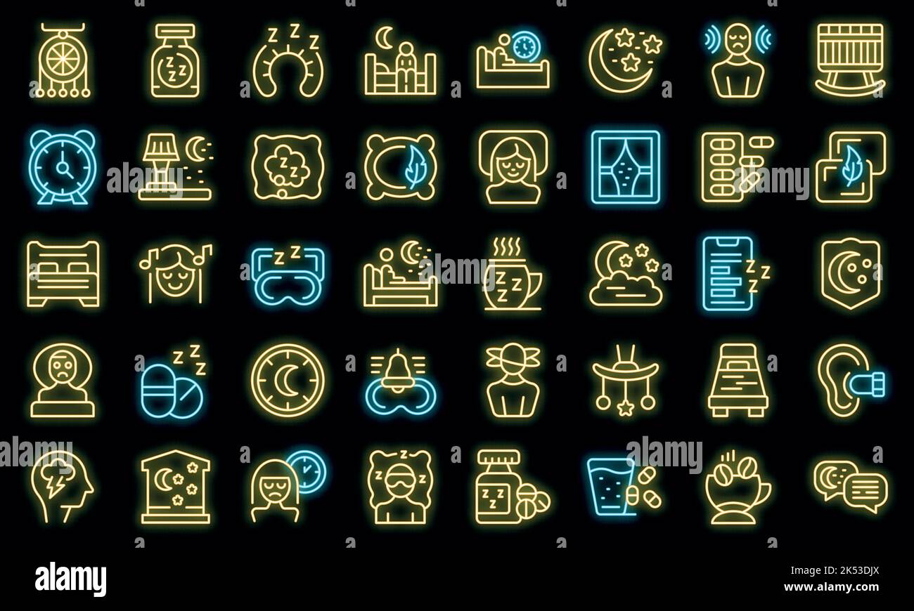 Comfort zone icons set outline vector. Coach challenge. Life courage ...