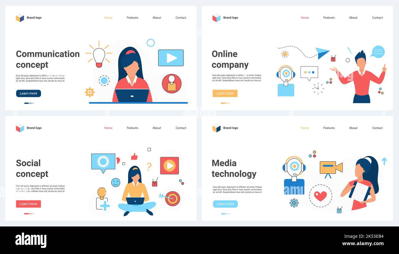 Cartoon computer technology work device hi-res stock photography and ...