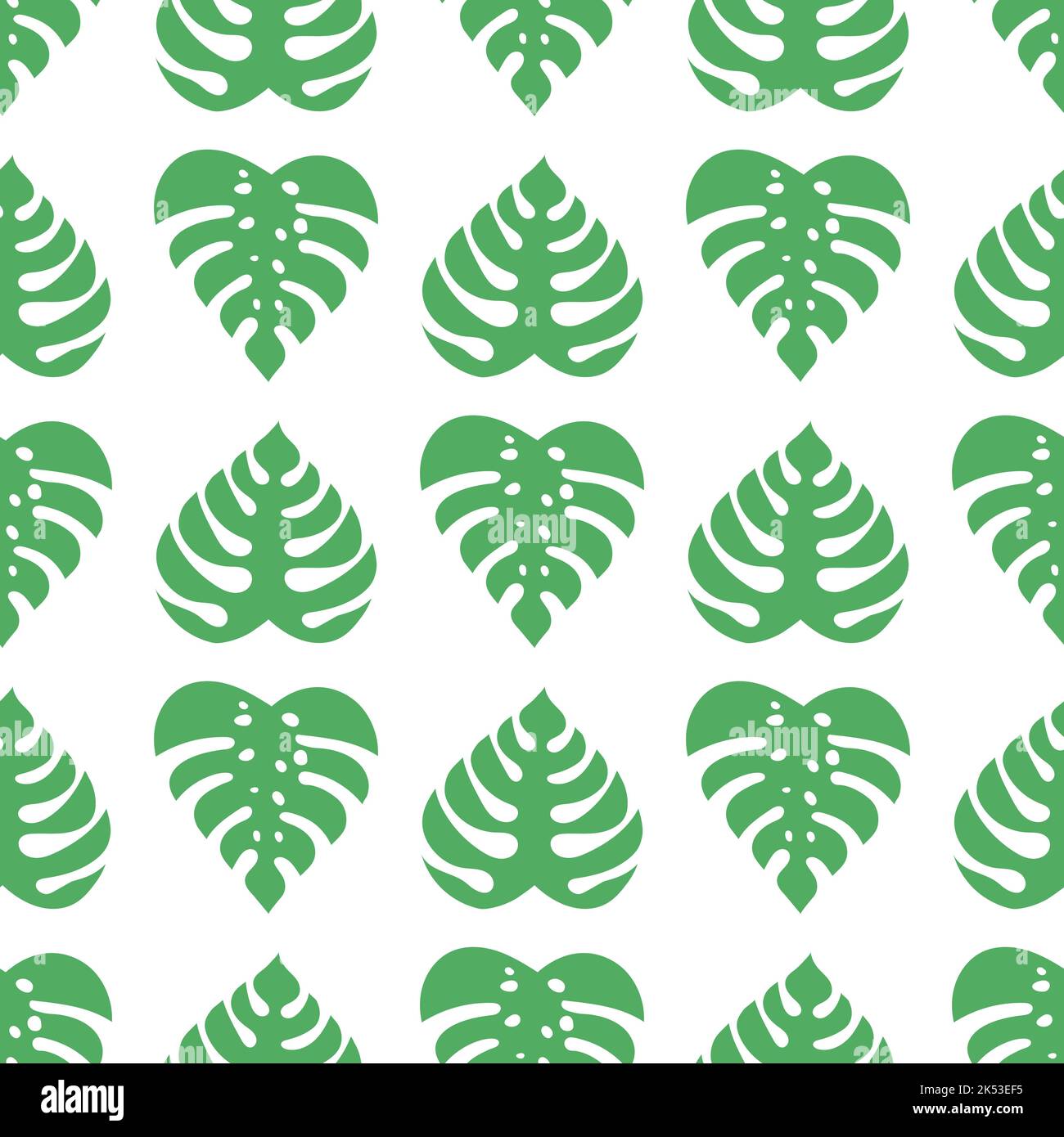 Icons with tropical palm leaves, monstera. Beautiful hand drawn exotic ...