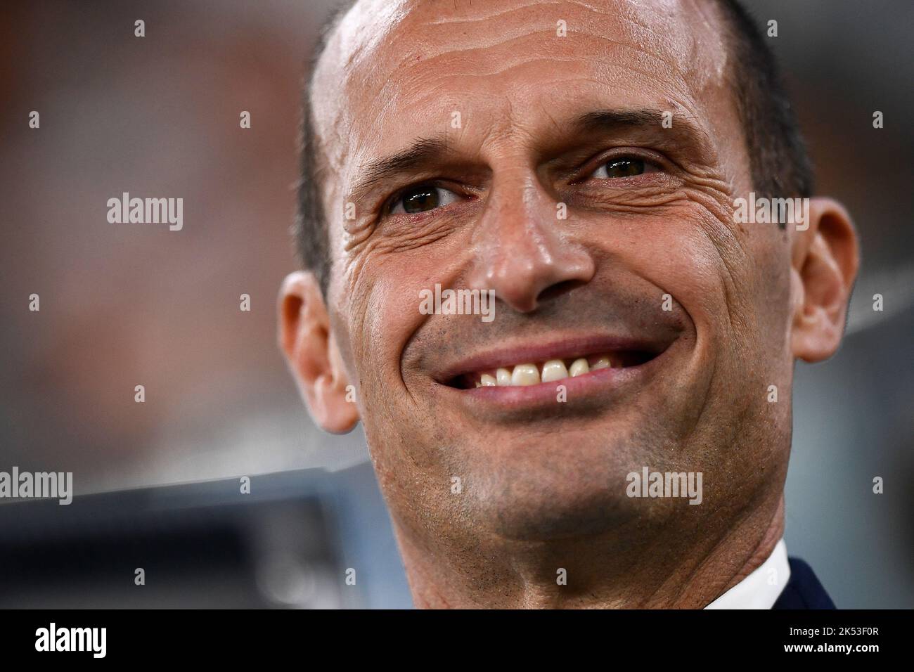 Turin, Italy. 05 October 2022. Massimiliano Allegri, head coach of ...