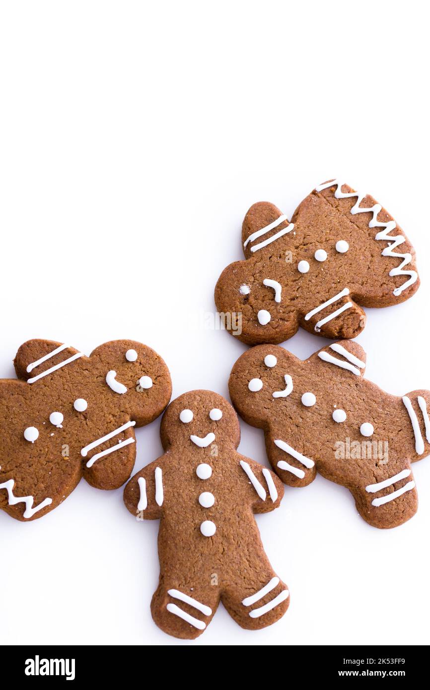 Christmas gingerbread girl cookie Cut Out Stock Images & Pictures - Alamy