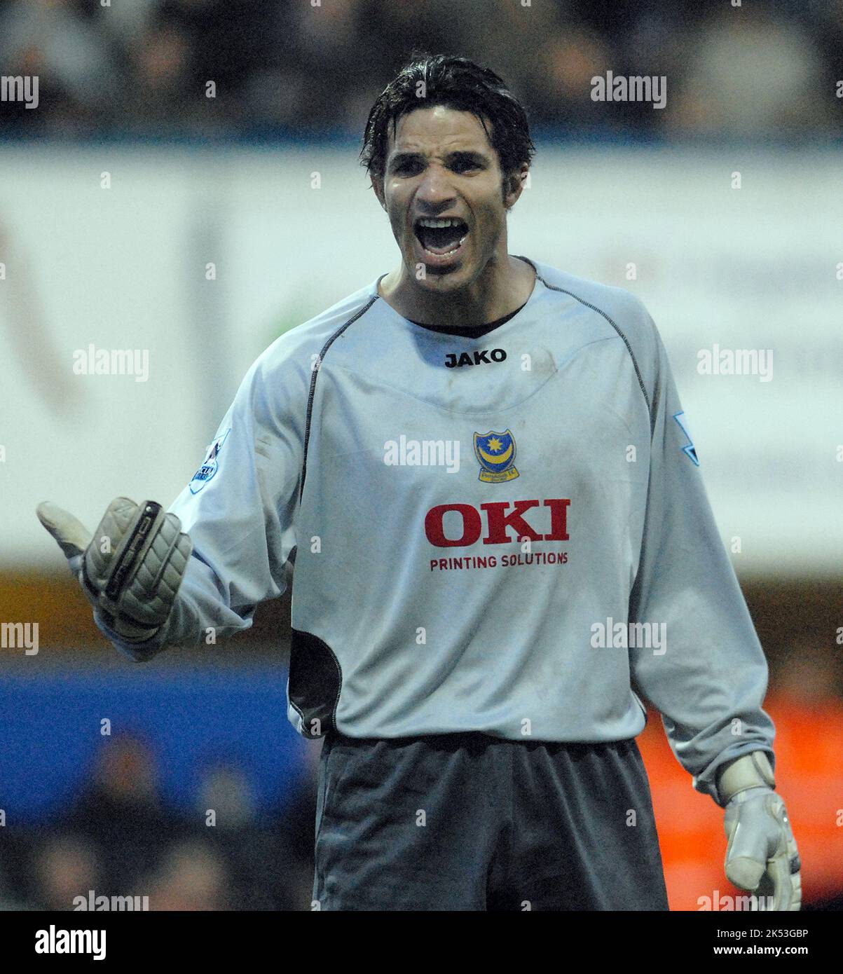 PORTSMOUTH V WIGAN DAVID JAMES PIC MIKE WALKER, 2007 Stock Photo - Alamy