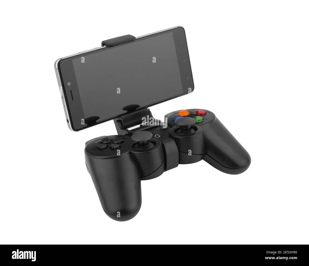 Video game controller isolated on white background Stock Photo - Alamy