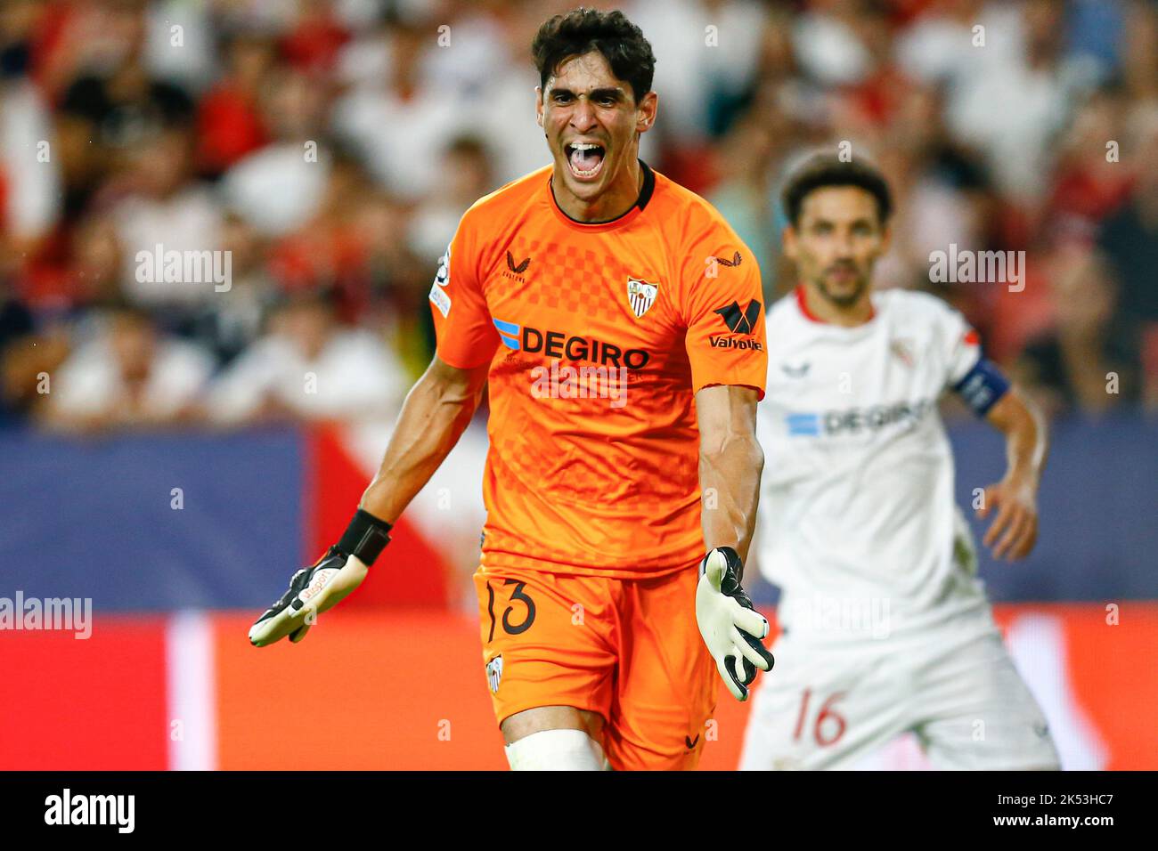 Sevilla Spain October 05 2022 Yassine Bounou Bono Of Sevilla FC Sevilla Spain October 05 2022 Yassine Bounou Bono Of Sevilla FC