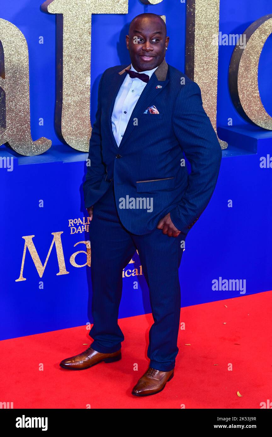London, UK , 05/10/2022, Dywayne Thompson Arrive at the Cast and ...