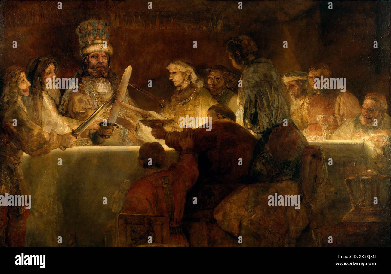 Rembrandt van rijn conspiracy claudius hi-res stock photography and ...