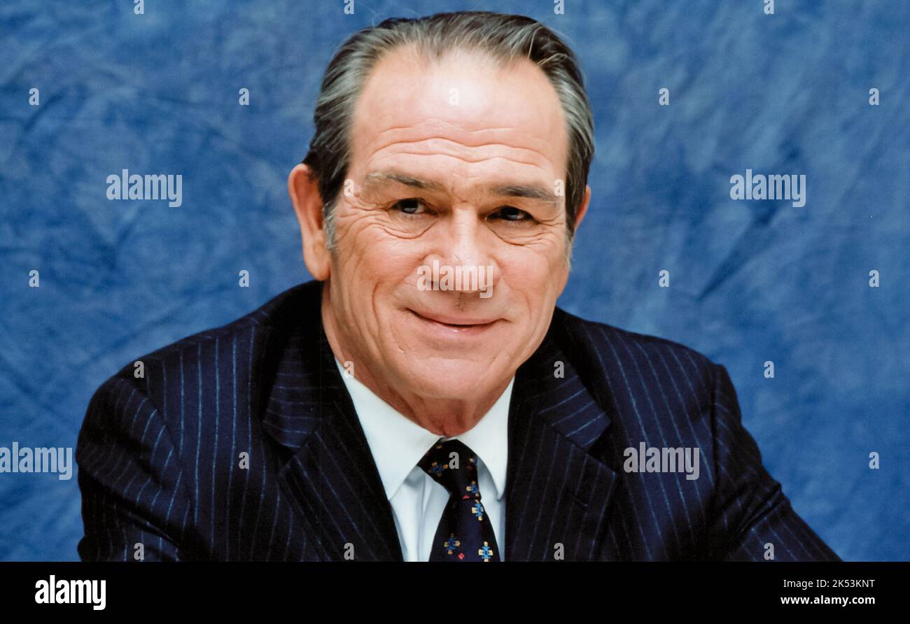 Retro celebrity portraits - Tommy Lee Jones, circa 2005. For Editorial ...