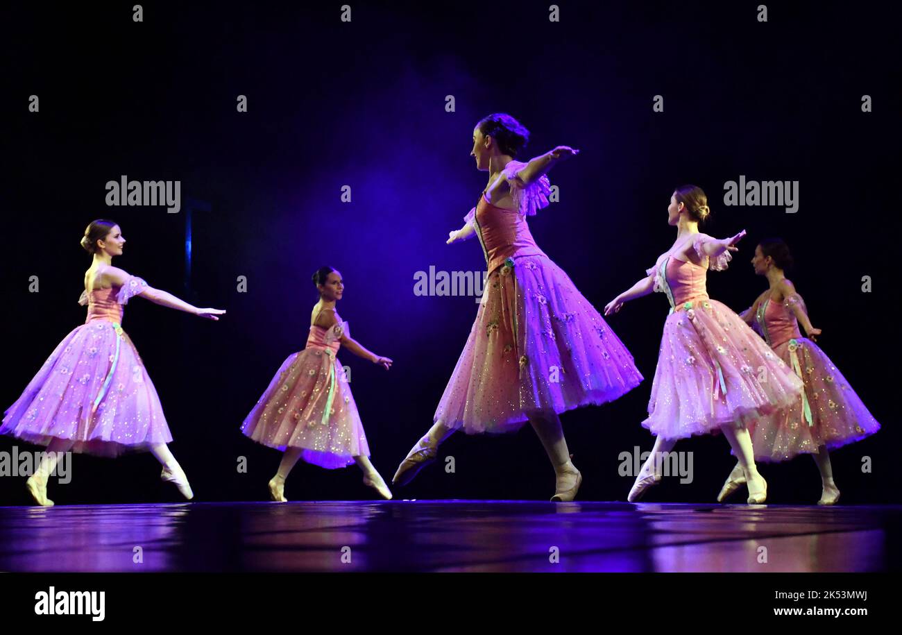 Slavonski Brod, Croatia.October 05, 2022, Dancers performs during a ...