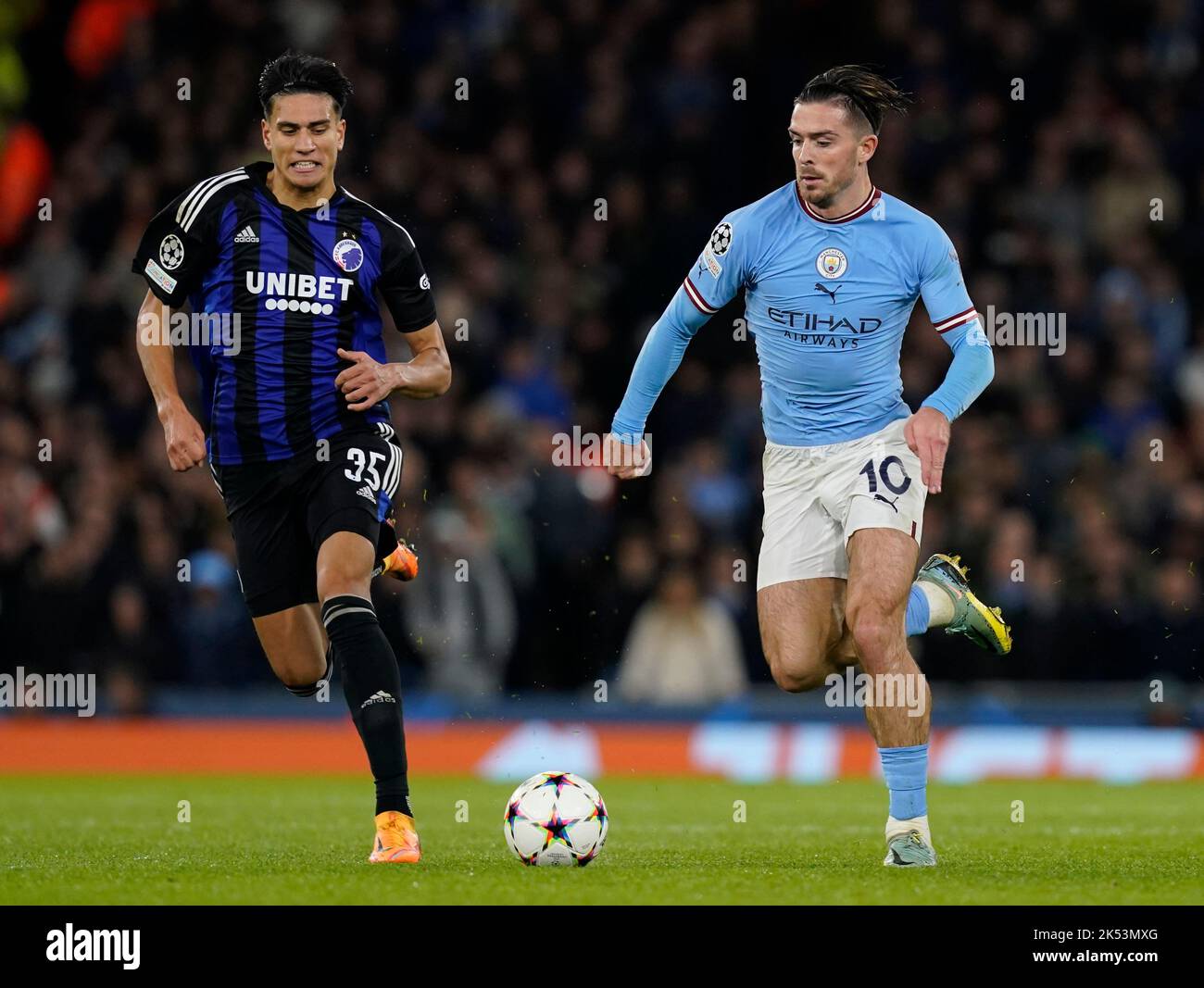 Manchester, England, 5th October 2022. Marko Stamenic of FC Copenhagen ...