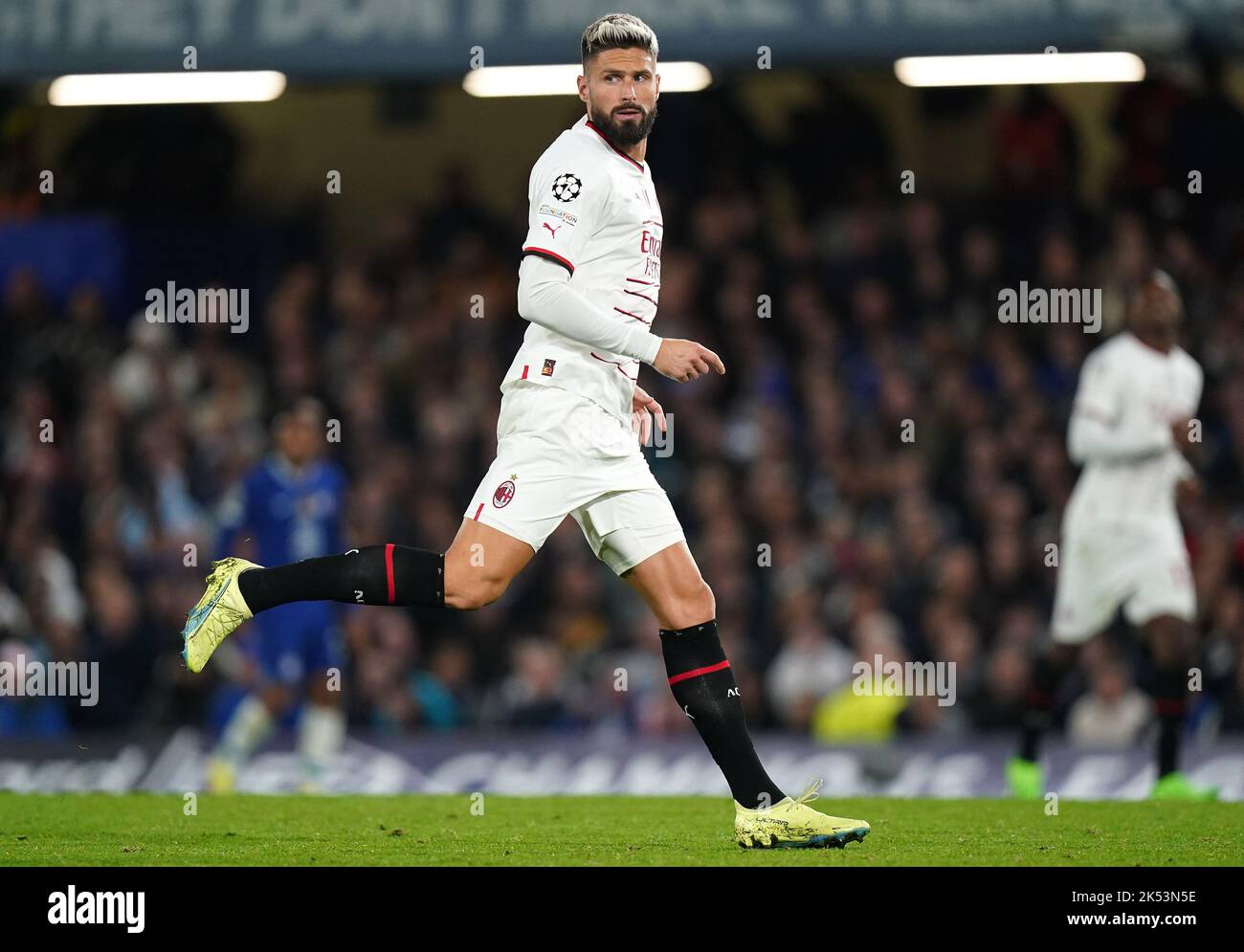 AC Milan's Olivier Giroud during the UEFA Champions League Group E ...
