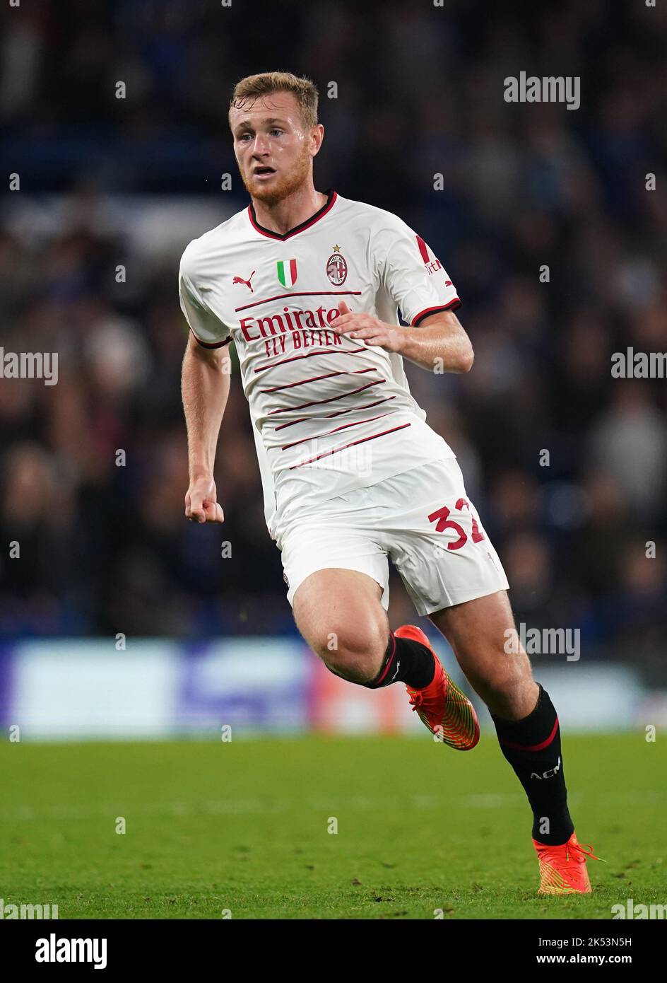 AC Milan's Tommaso Pobega during the UEFA Champions League Group E ...