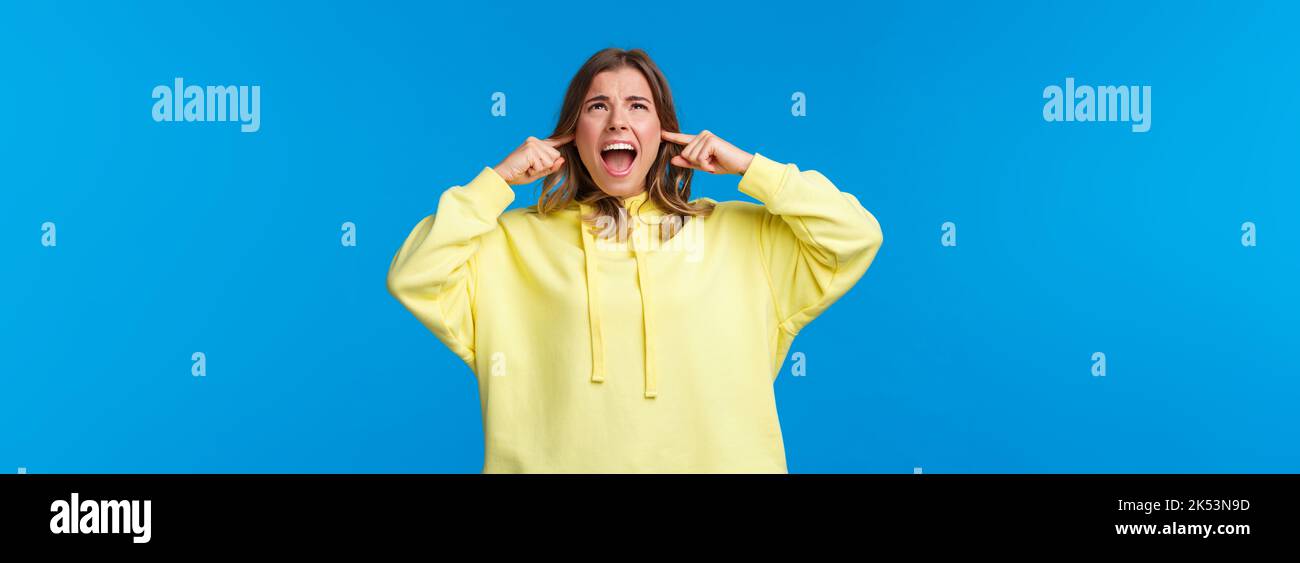 Turn off this awful music. Annoyed and bothered displeased angry blond ... Turn off this awful music. Annoyed and bothered displeased angry blond ...