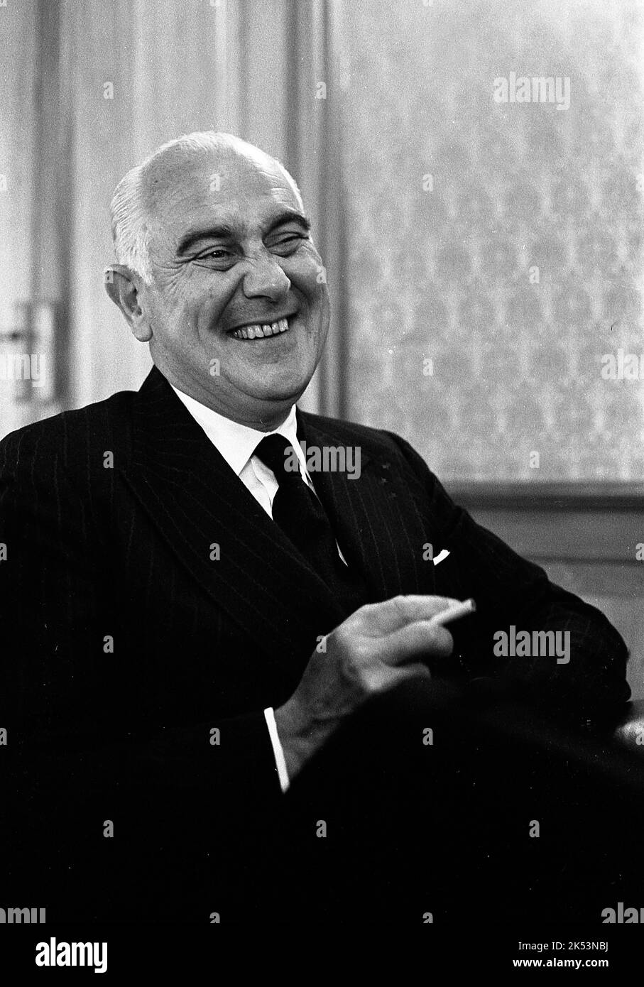 Alejandro Agustin Lanusse, Argentine defacto president, at his ...