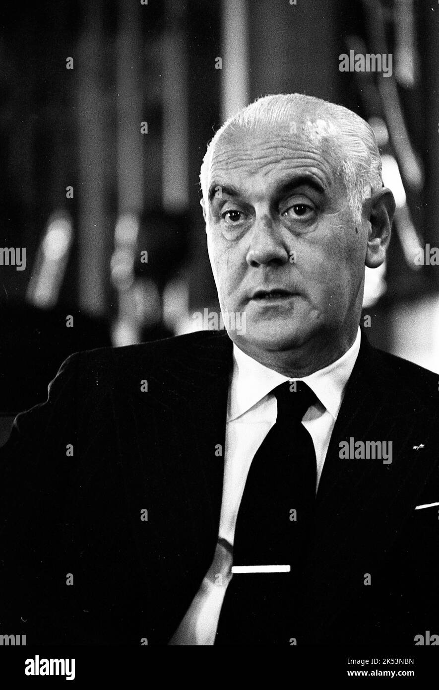 Alejandro Agustin Lanusse, Argentine defacto president, at his ...